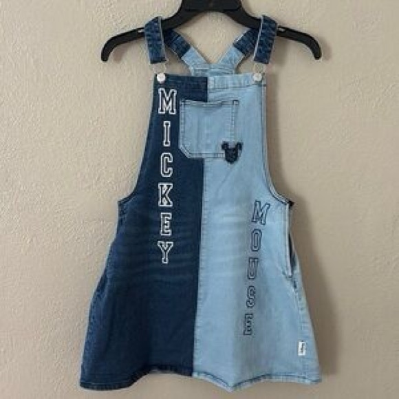 Her Universe | Jeans | Mickey Mouse Twotone Denim Overalls | Poshmark